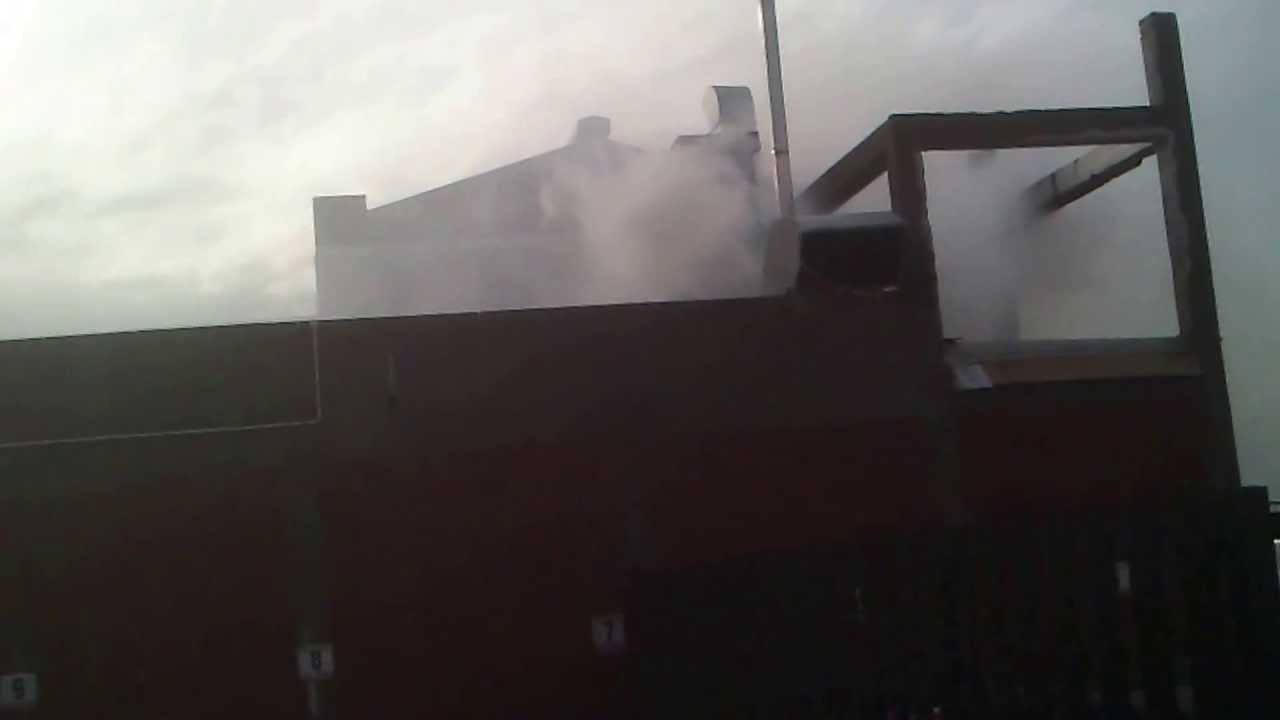 Spray booth fire in christchurch - YouTube