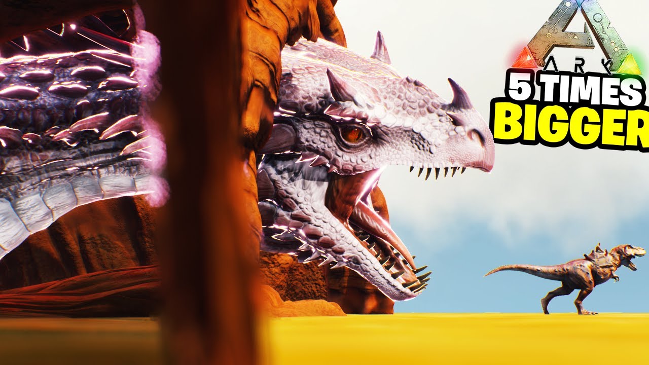 ALPHA WYVERN 5x Bigger Is An Actual SKY TITAN (18) Ark Grounded ...