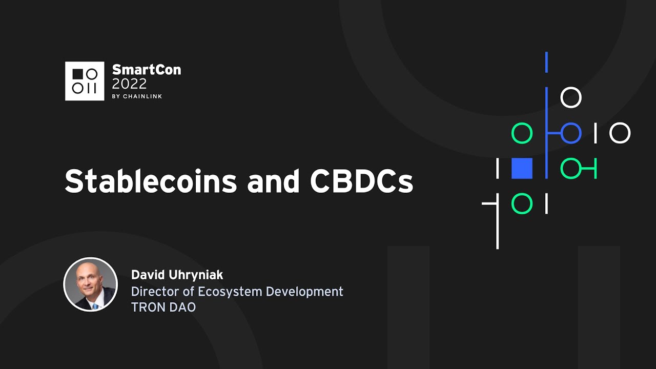 Stablecoins and CBDCs | David Uhryniak at SmartCon 2022 - YouTube