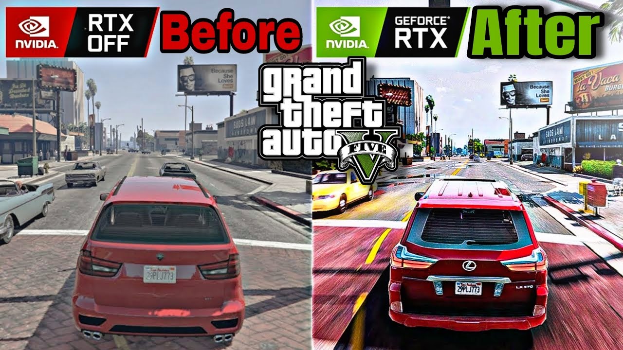 GTA V Graphics Before vs After Low to Ultra Settings - YouTube