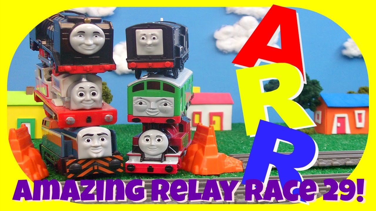 Amazing Relay Race 29! Trackmaster Thomas and Friends Racing ...