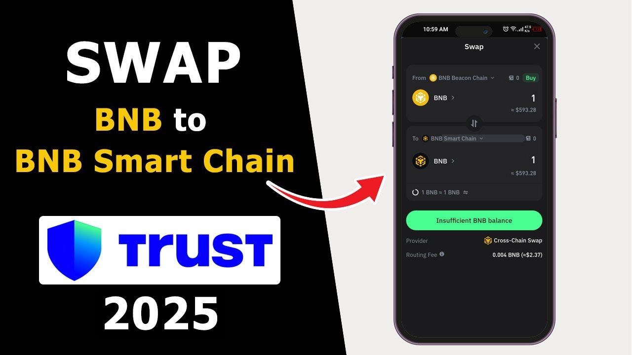 How to Swap BNB Beacon Chain to BNB Smart Chain on Trust Wallet 2025 ...