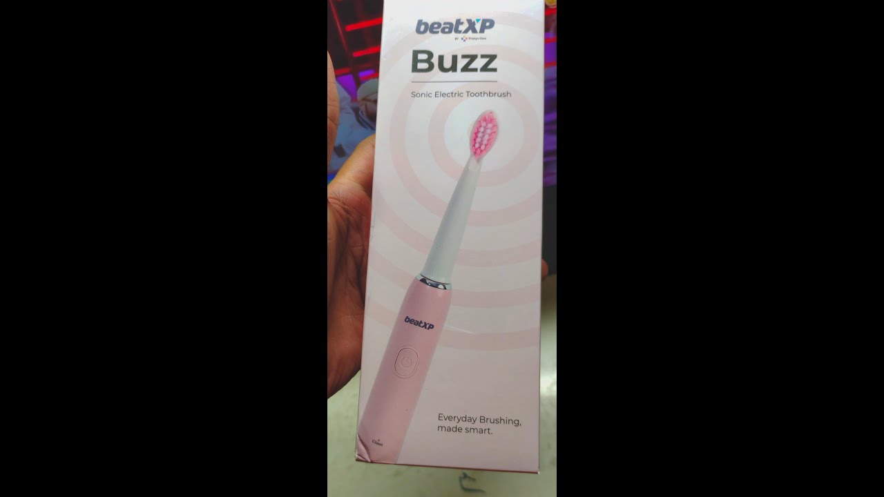 Electric toothbrush (review) unboxing beatXp buzz - YouTube