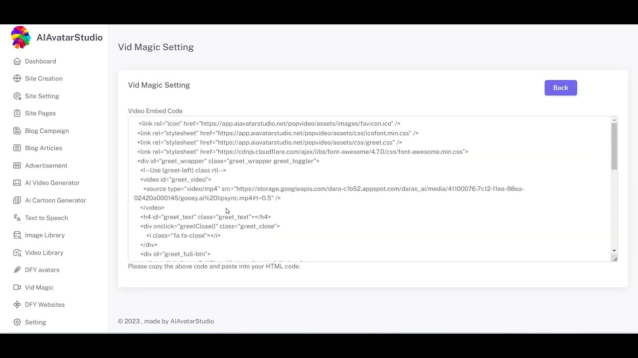 How to get vid image in aiavatarstudio - YouTube