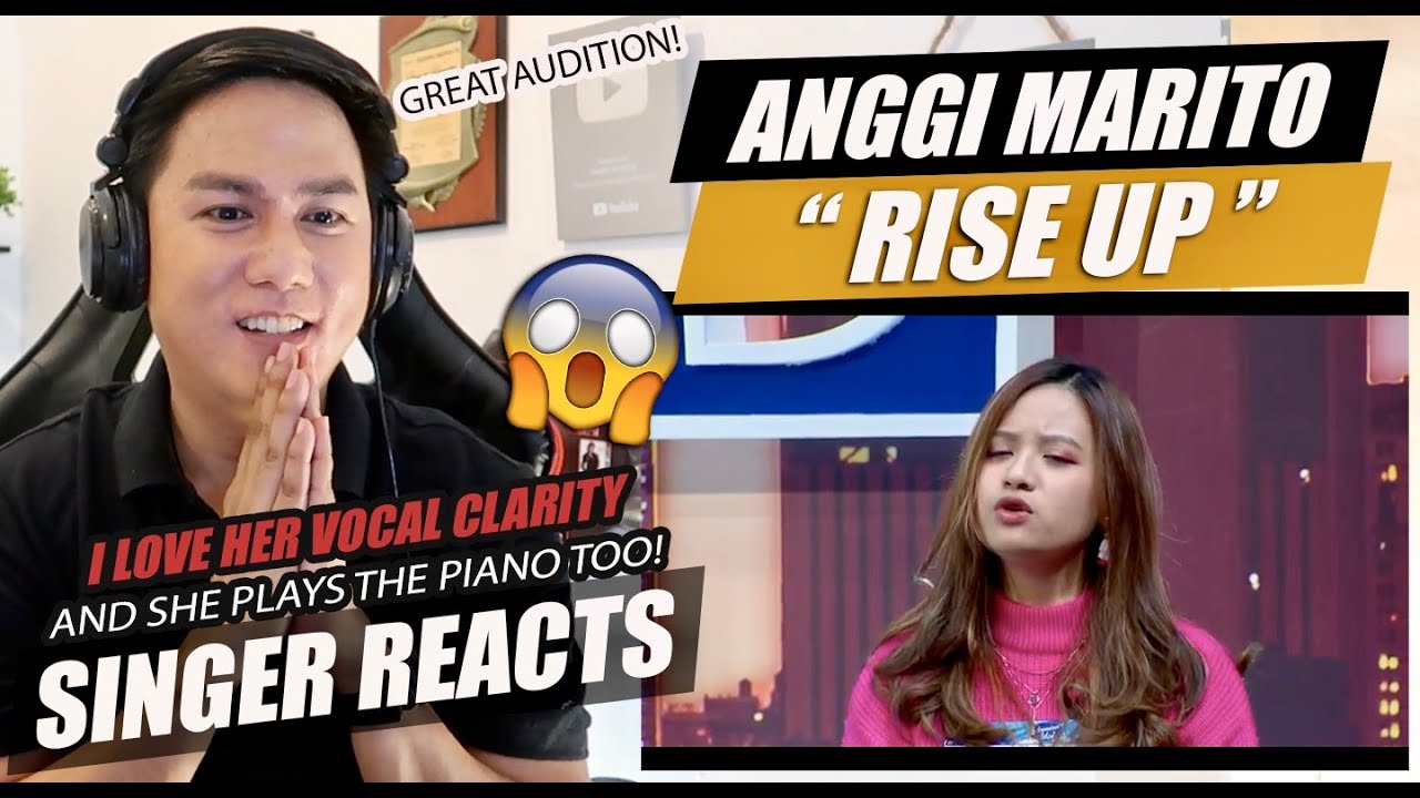 Anggi Marito - Rise Up [Indonesian Idol 2021] | SINGER REACTION - YouTube