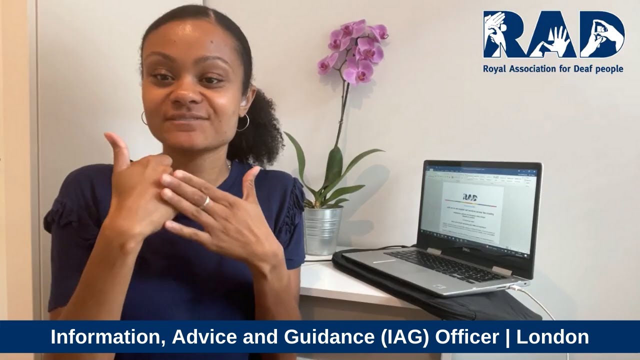 Information, Advice and Guidance (IAG) Officer | London - advert - YouTube