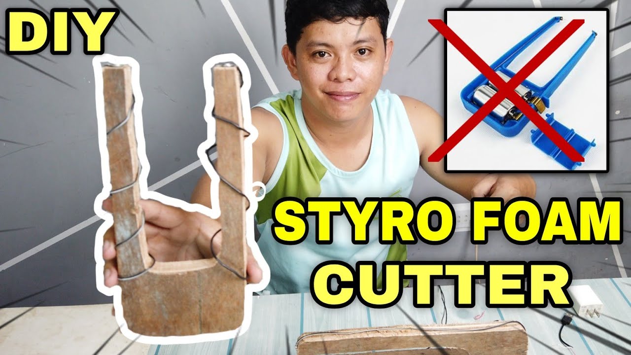 STYRO FOAM CUTTE PAANO GUMAWA DIY #TUTORIAL - YouTube
