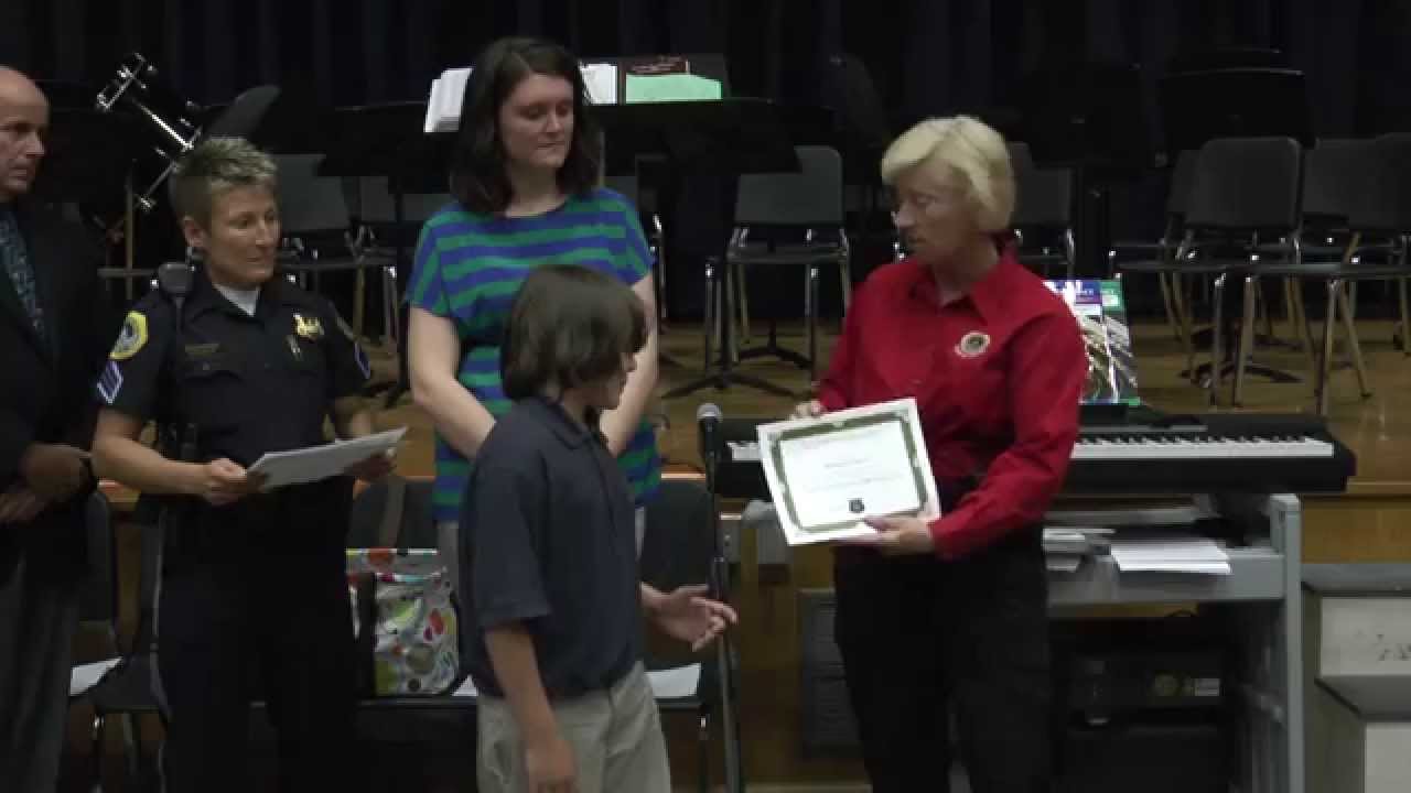 2014 Weeks Middle School Junior Police Explorers - YouTube