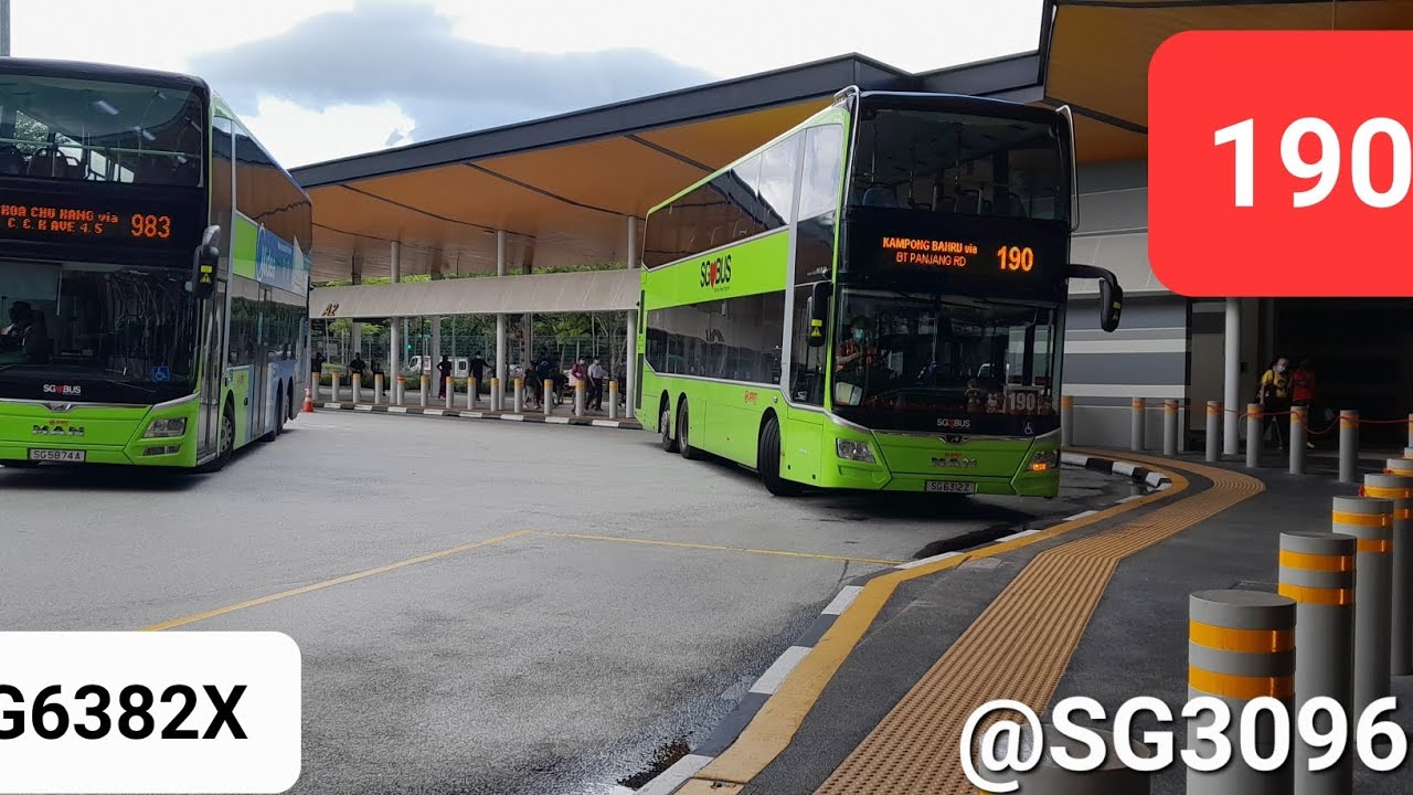 [smrt] first time man a95 eruo 6 3door on svc 190 fdoor broke SG6382X ...