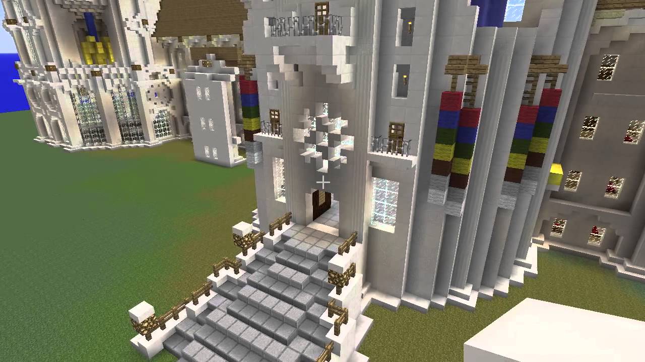 Minecraft Timelapse: The White Tower Part 9 - The End of This Version ...