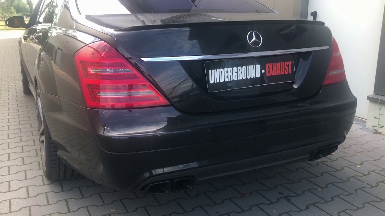 Underground Exhaust Mercedes W221 S420 CDI Stage 3+ V8 Diesel Sound ...