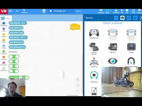 VEXcode V5 - Driver Control Video 1 - YouTube