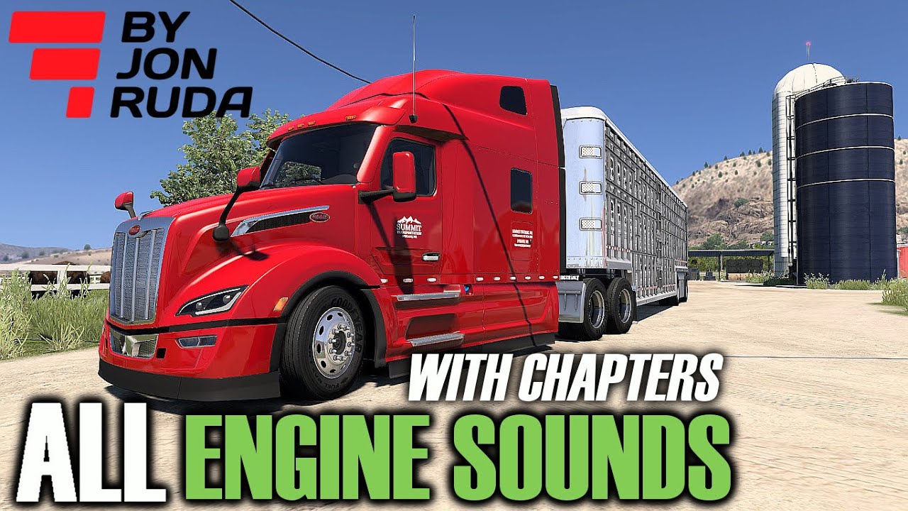 Every Jon Ruda Truck Engine Sound by Kriechbaum - ATS - YouTube