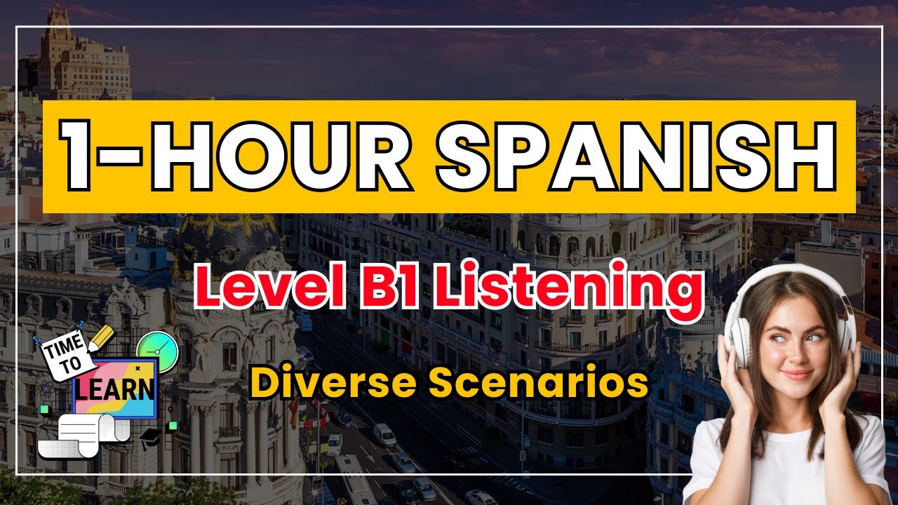 B1 Level Spanish Listening |1 Hour with Eng Subtitles | Diverse ...