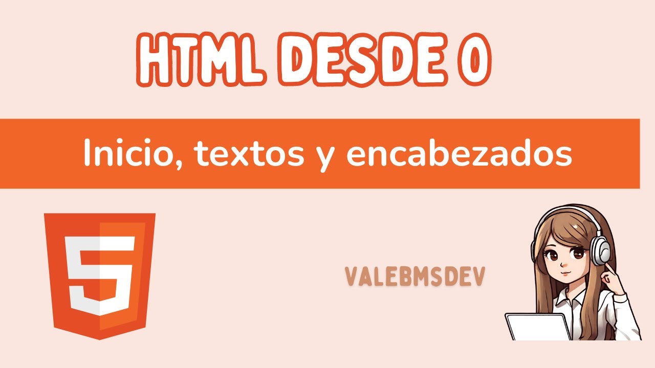 Curso de HTML Básico | Texto y encabezados | ¿Cómo iniciar un HTML ...