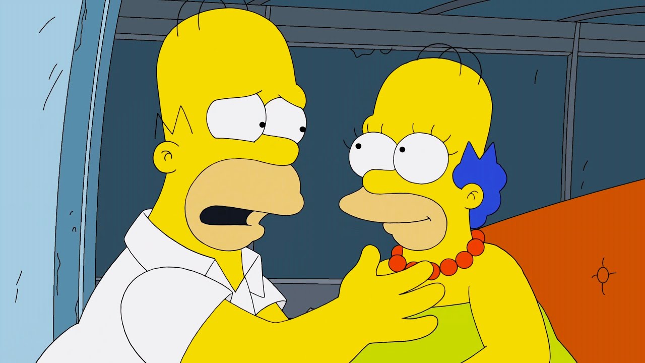 Marge Turns Into Homer The Simpsons 35x05 Youtube