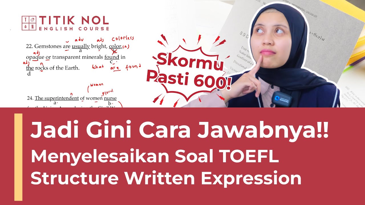 Belajar Written Expression | Titik Nol English Course - YouTube