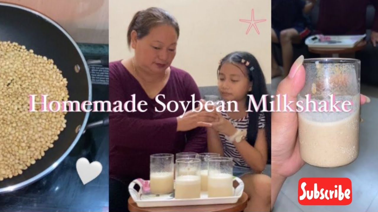 HOMEMADE SOYABEAN MILK SHAKE ️ - YouTube