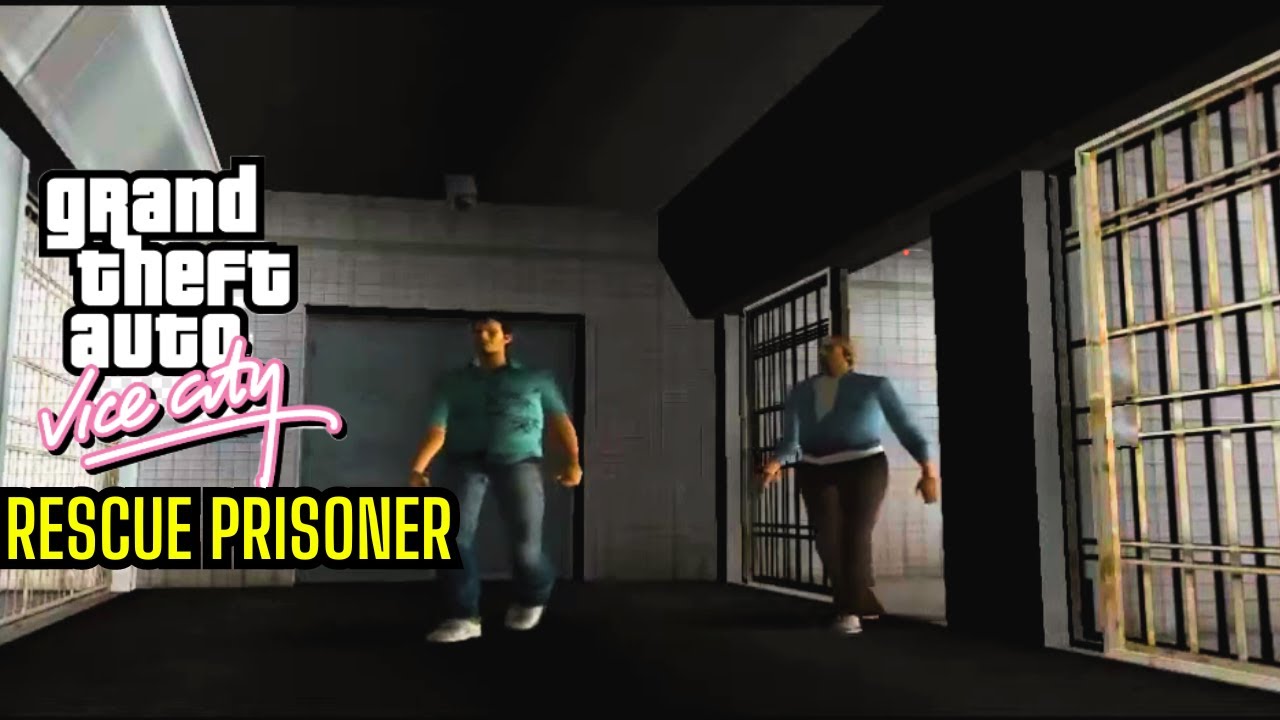 RESCUE PRISONER FROM JAIL | CLASSIC MISSION | GTA VICE CITY | - YouTube