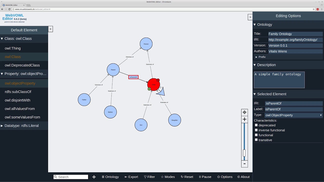 WebVOWL Editor - YouTube
