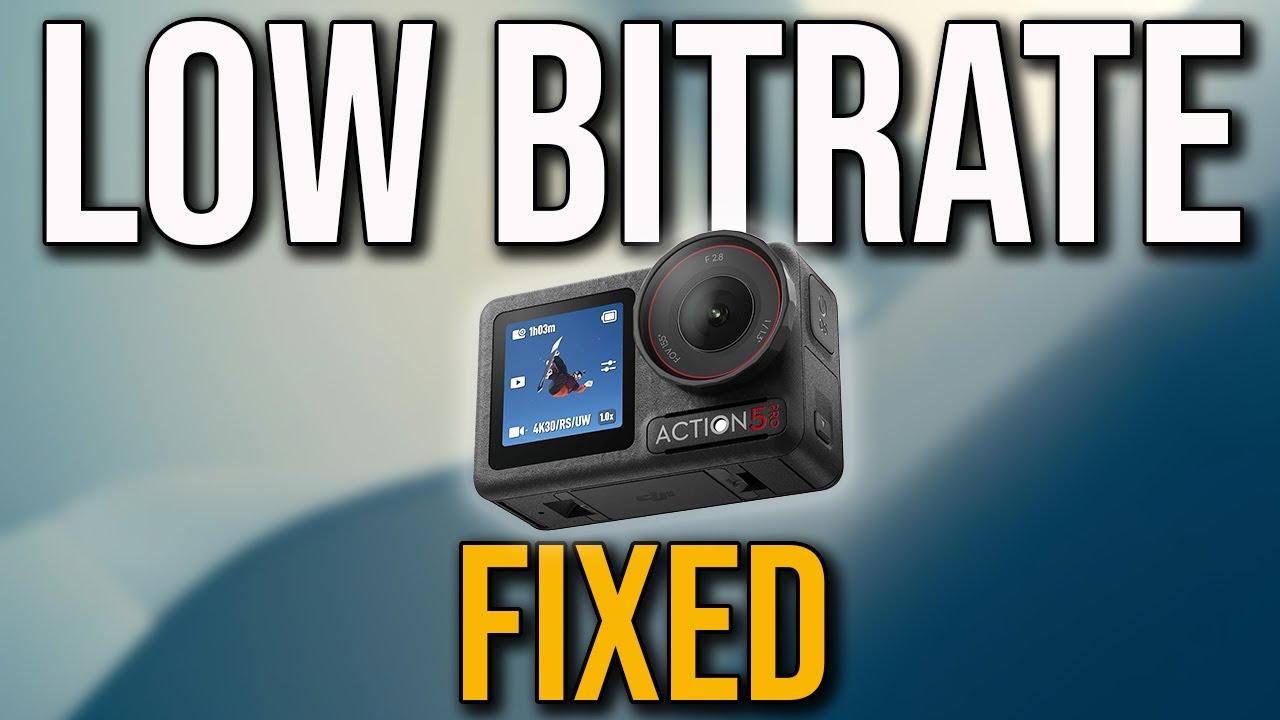 DJI ACTION 5 Low Bitrate Problem SOLVED ! ULTIMATE QUALITY UNLOCKED ...