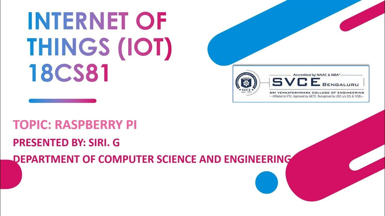 INTERNET OF THINGS (RASPBERRY PI) - YouTube