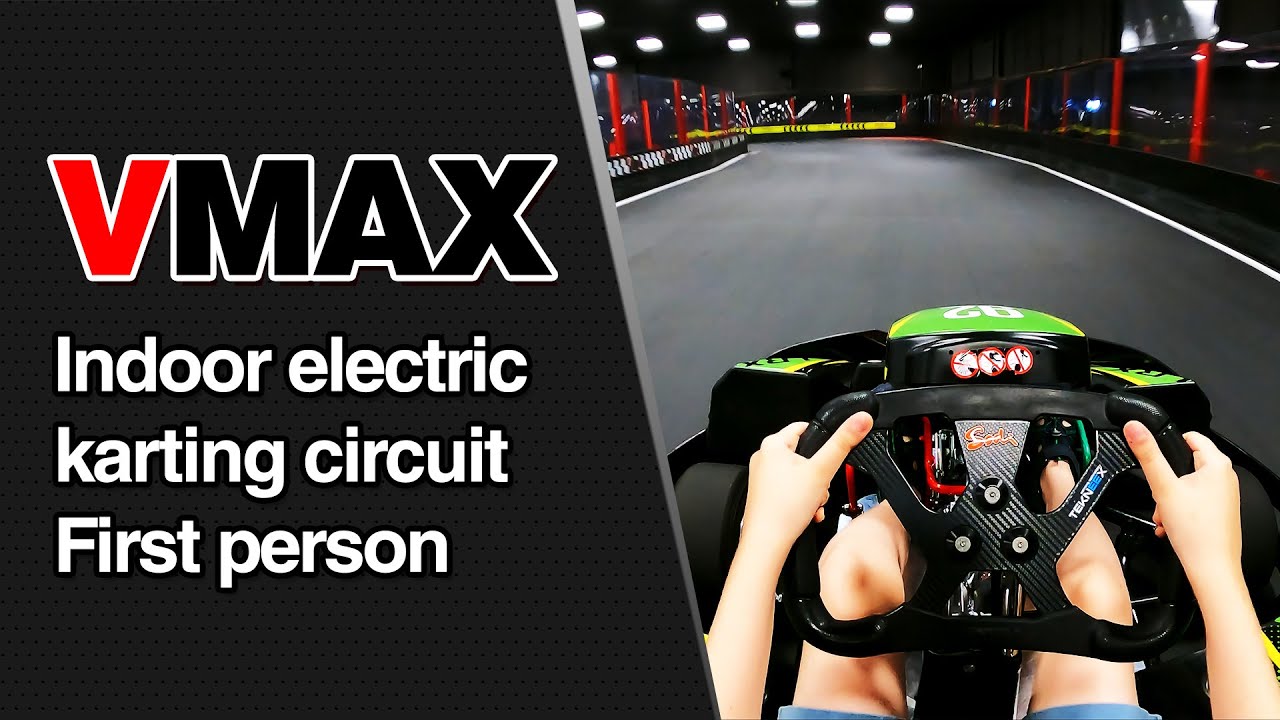 Vmax Junior Electric Indoor Karting - YouTube