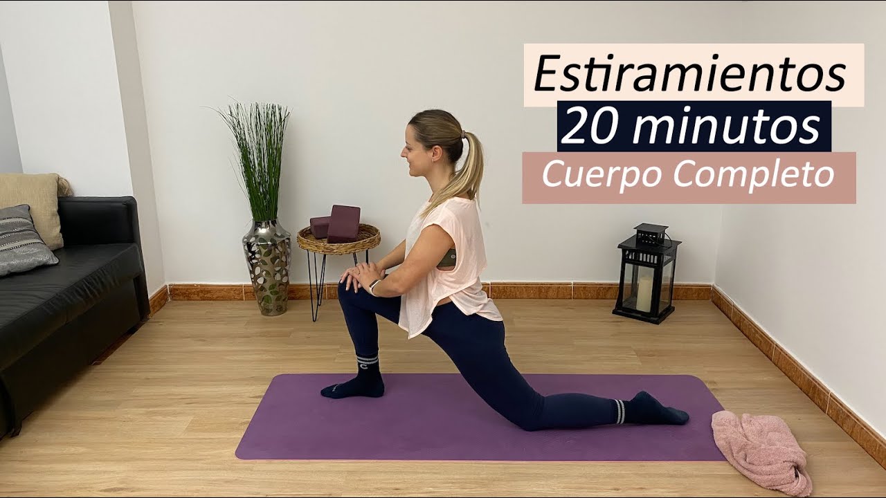 ESTIRAMIENTOS, 20 minutos, con toalla. - YouTube
