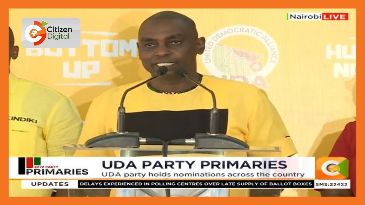 UDA 2022 Party Primaries | UDA nominations status update - YouTube
