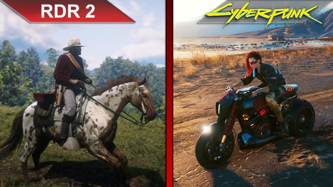 THE BIG COMPARISON | RDR 2 vs. Cyberpunk 2077 | PC | ULTRA | RTX 2070 ...