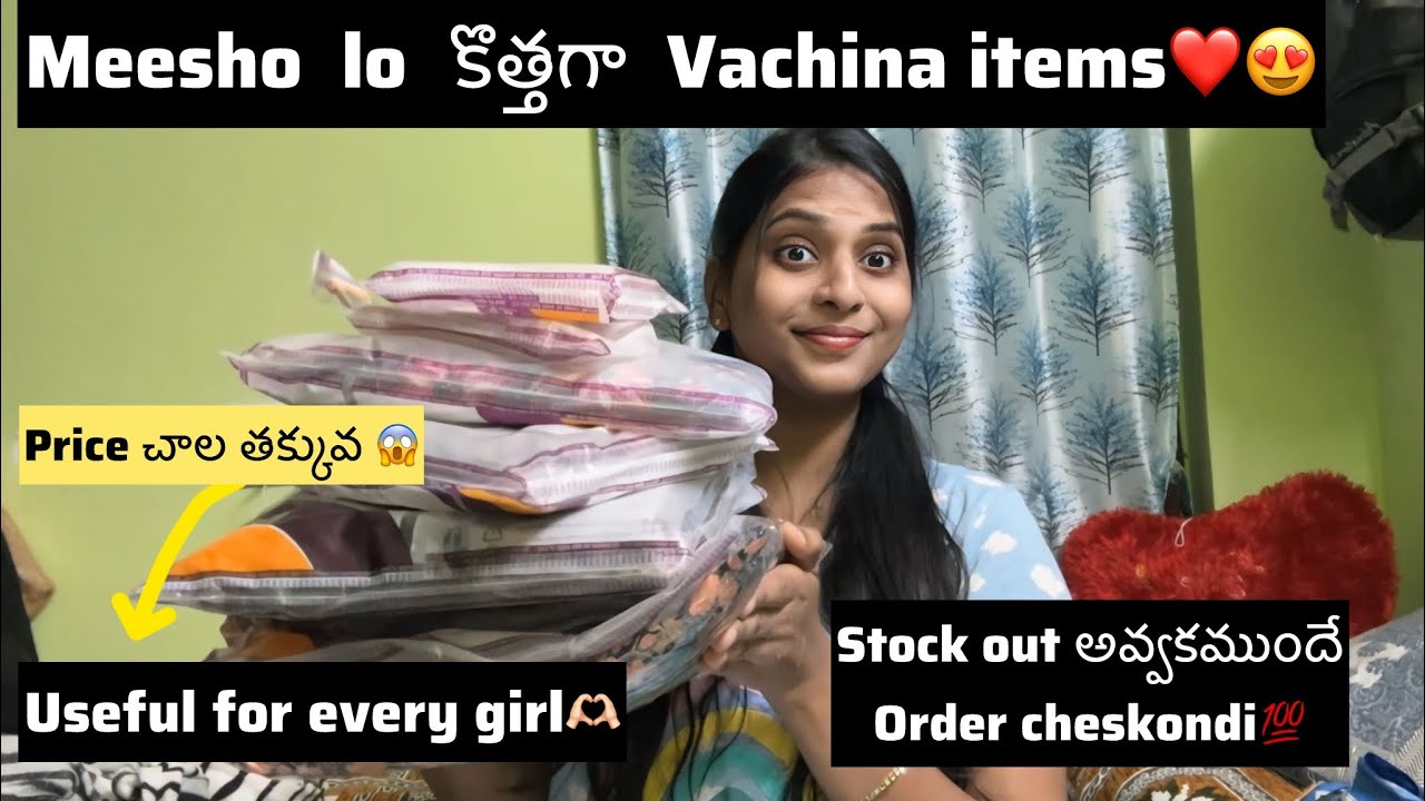 Meesho lo kothaga vachina jewellery,kurti sets,night sets ️😍 # ...