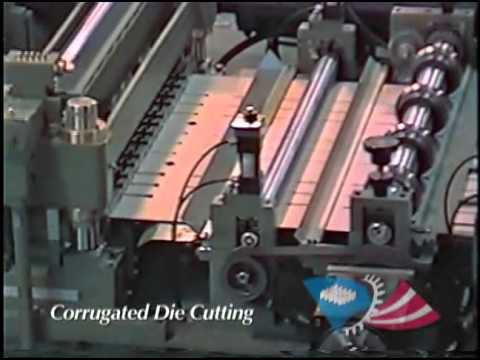 Corrugated Die Cutting - YouTube