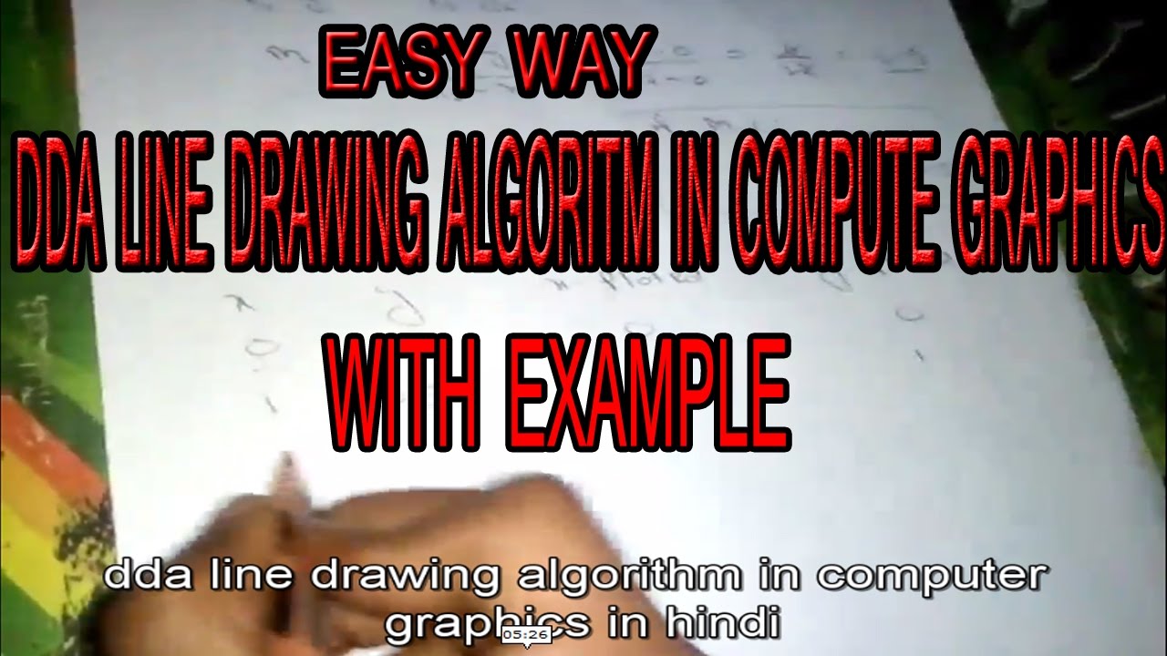 Dda Line Drawing Algorithm In Computer Graphics In Hindi YouTube Dda Line Drawing Algorithm In Computer Graphics In Hindi YouTube