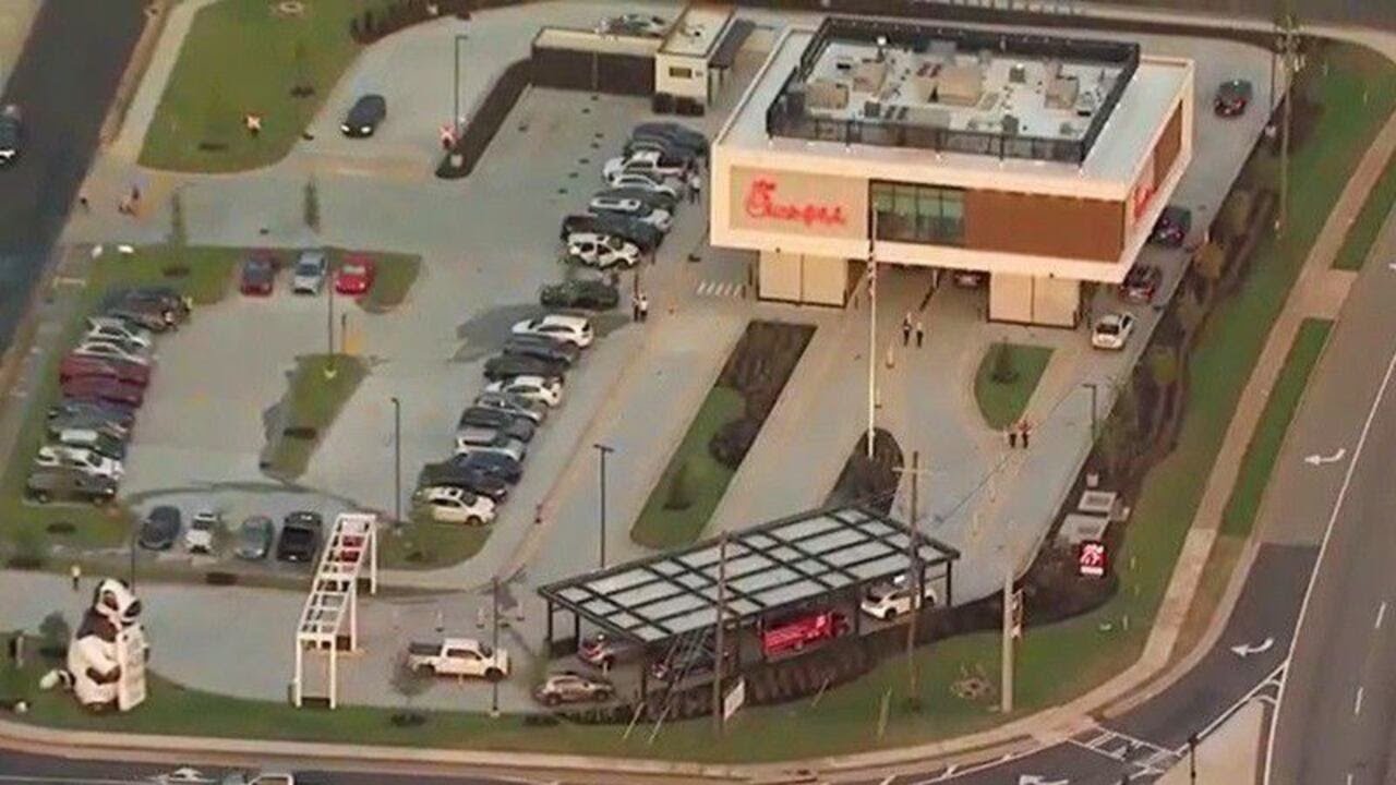 Chick-fil-A opens first elevated drive-thru in Henry County - YouTube