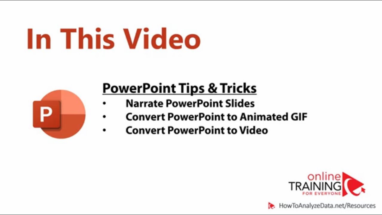Microsoft PowerPoint Tips and Tricks - YouTube