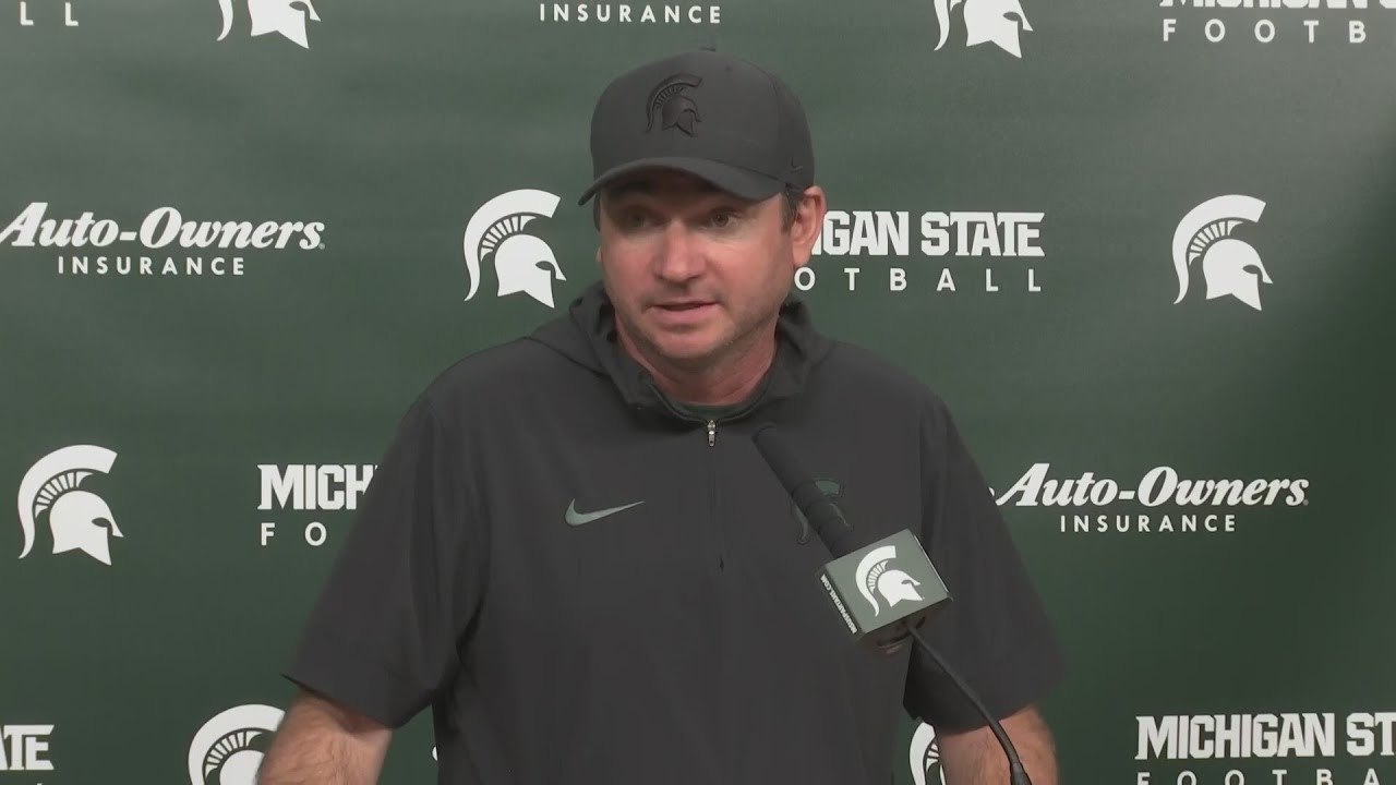 MSU Football Coach Jonathan Smith - YouTube