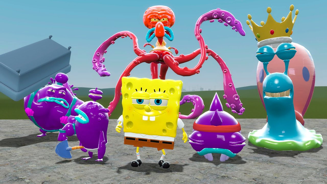 NEW SPONGEBOB COSMIC SHAKE MOD In Garry's Mod! - YouTube