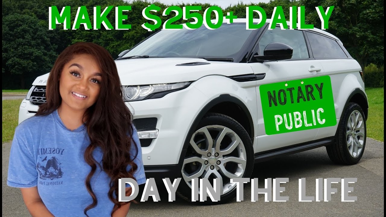 Notary Signing Agent day in life: Make $200 A Day: Notary Public: - YouTube