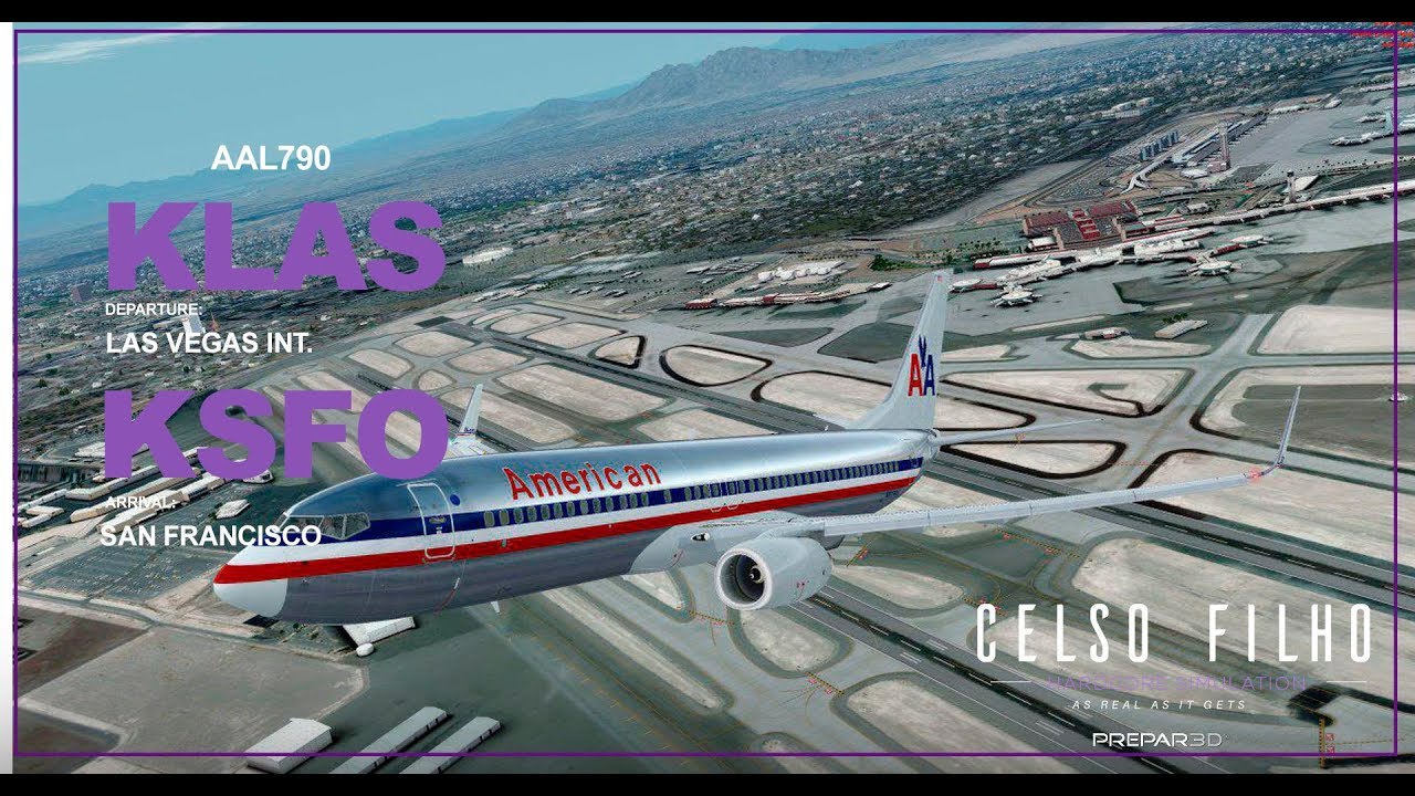 [Prepar3d V4.2] Back to USA Tour- Sublogic ATP II | KLAS → KSFO ...