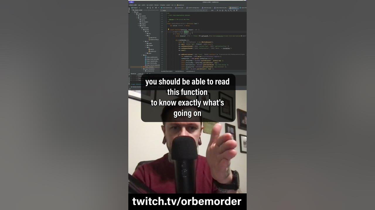 When To Use Doc Comments... #programming #twitch #gamedev #piercings #cleancode - YouTube