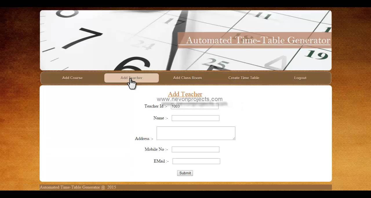 Automated College Timetable Generator - YouTube