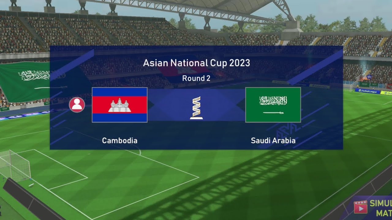 Cambodia vs. Saudi Arabia | Asian National Cup 2023 #Round 2 - YouTube