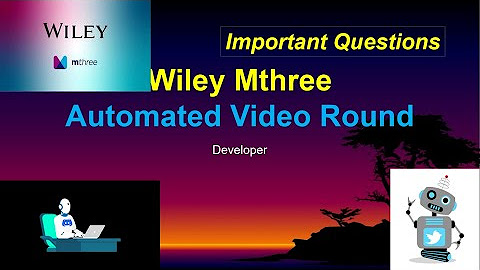 wiley mthree - YouTube
