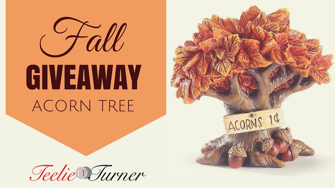 Miniature Acorn Tree Fairy Garden | Fall Giveaway | Teelie Turner - YouTube