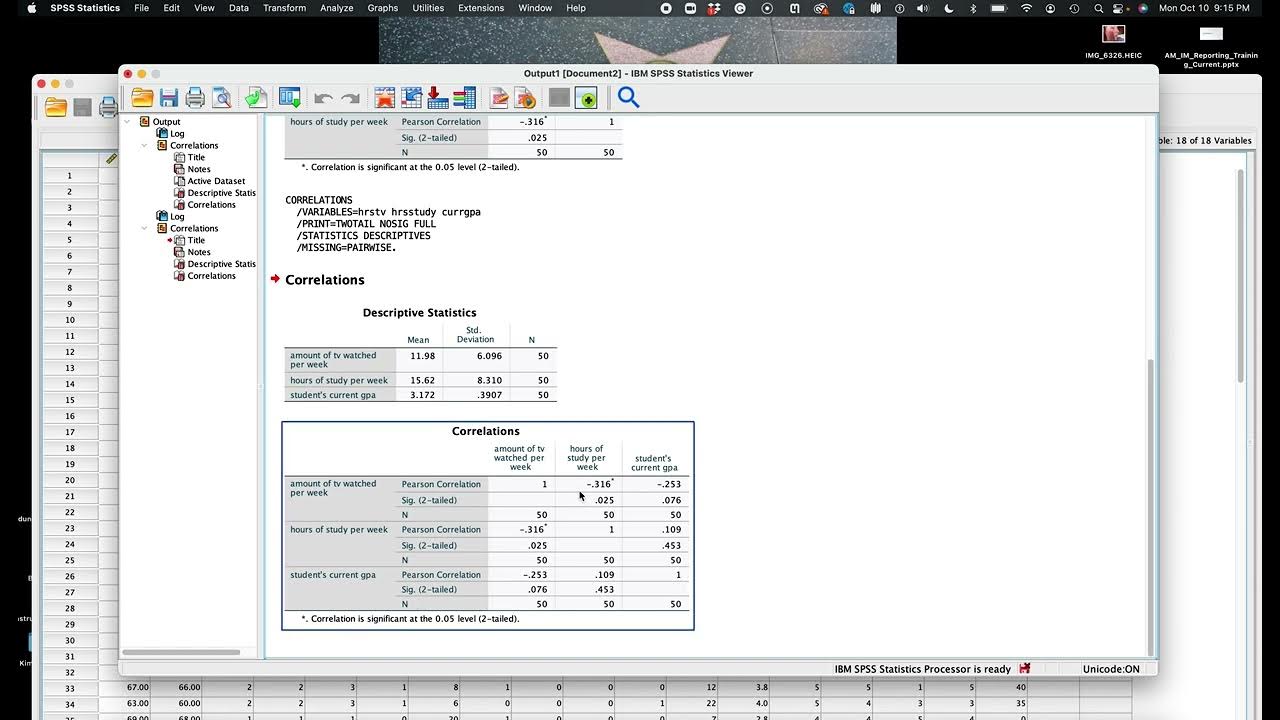 Correlation Matrix - YouTube