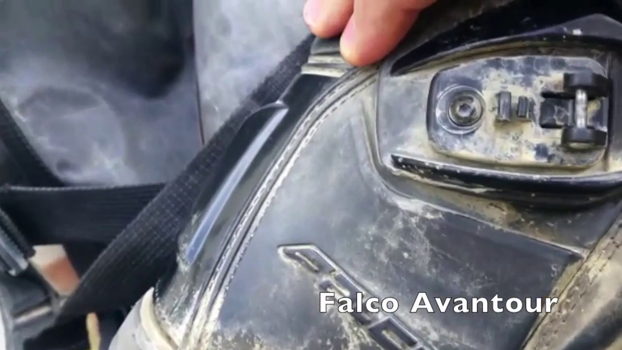 Falco Avantour adventure motorcycle boots - YouTube