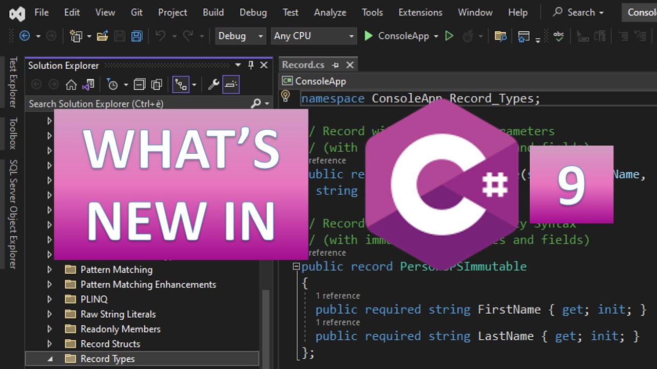 What's new in C# 9 - YouTube
