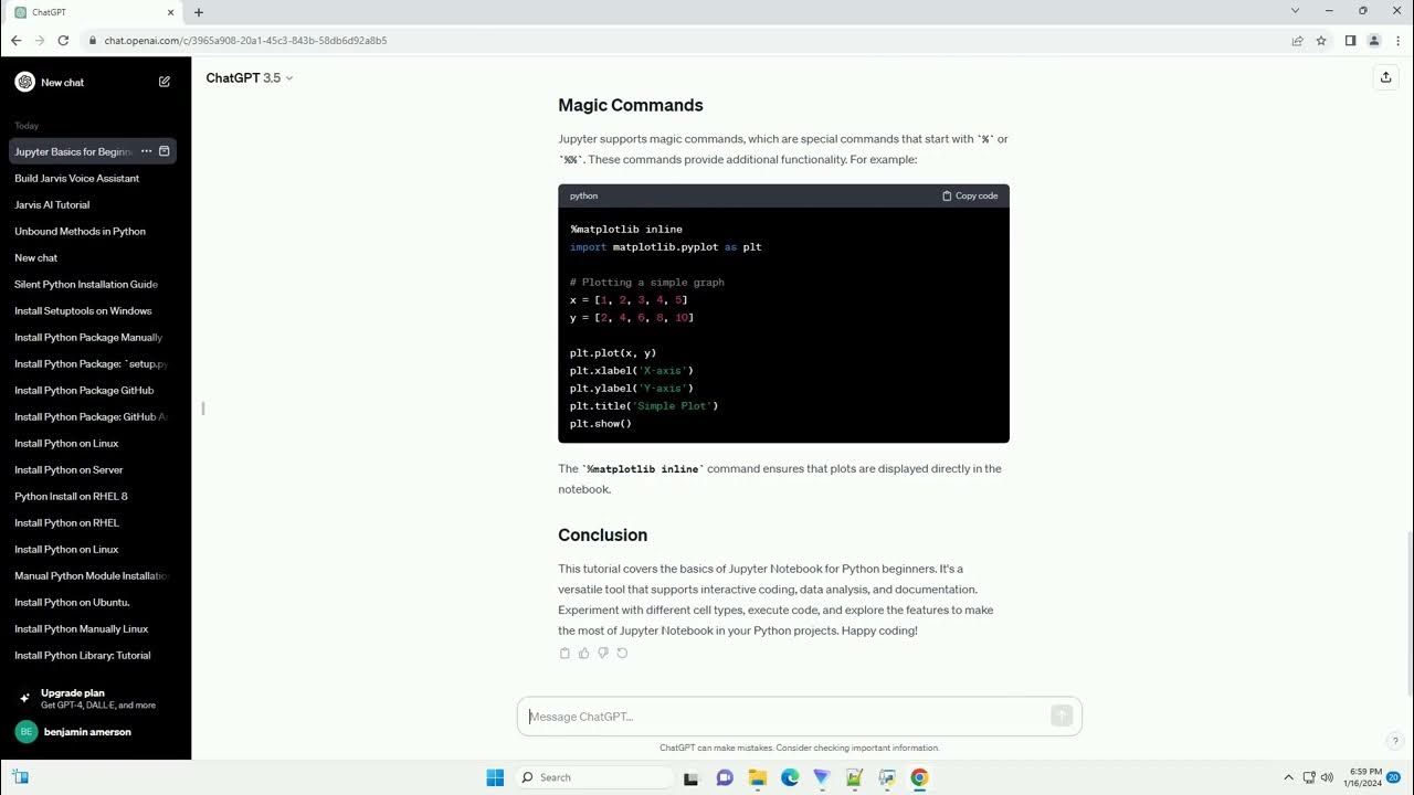 jupyter notebook for python beginners - YouTube