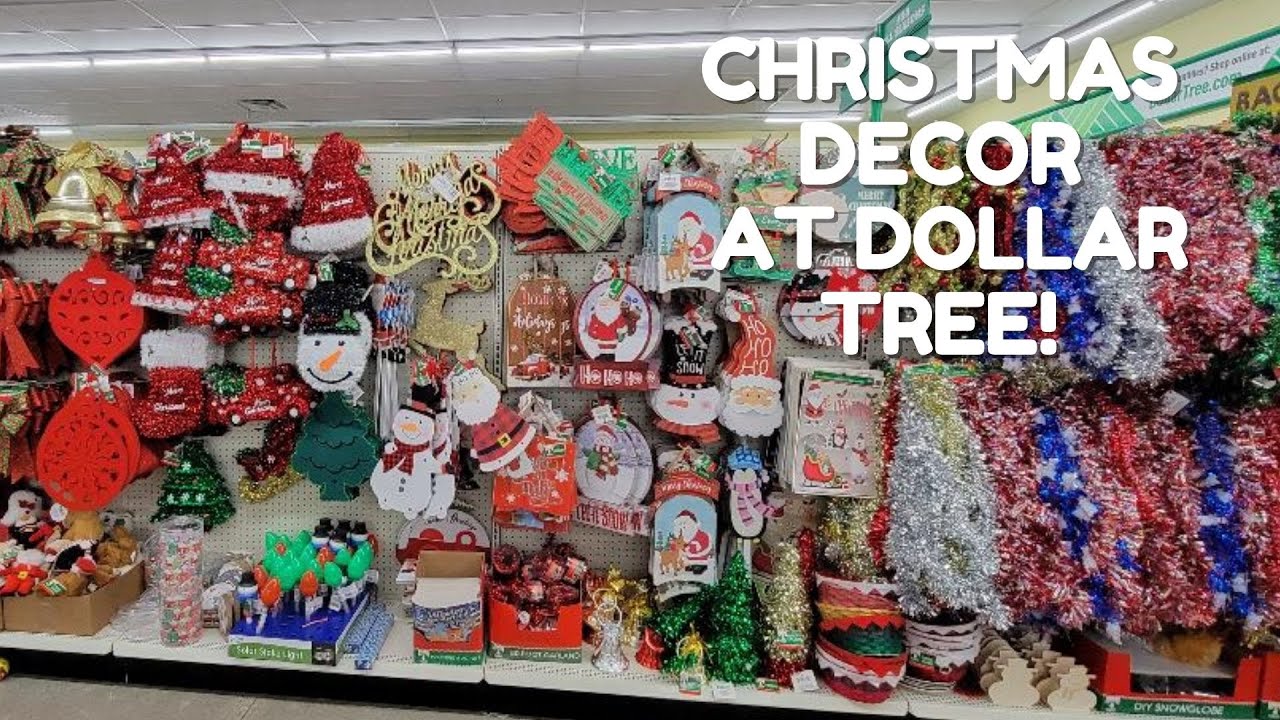 DOLLAR TREE CHRISTMAS IS HERE! #DOLLARTREE - YouTube