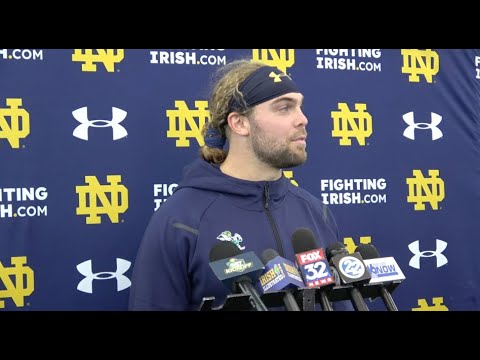 Notre Dame Pro-Day: Bo Bauer - YouTube
